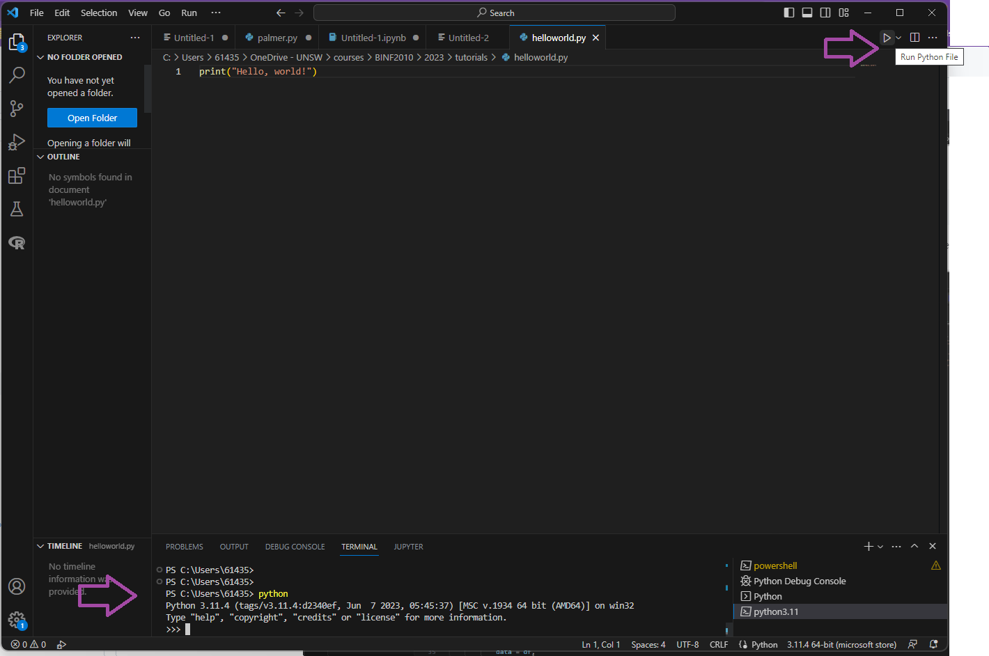 Week 2: Python basics | BINF_tut